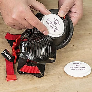 Trend Replacement P100 Filters (5 x 1 Pair) for The Trend Air Stealth Half Mask, HEPAC Filtration, NIOSH P100, APF10 x WEL, STEALTH/4/5