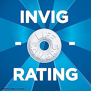 LIFE SAVERS Pep-O-Mint Breath Mints Hard Candy, 2.75 oz Bag (Pack of 12)