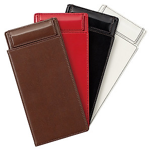 King Jim Leathafes A5E 1952LF Badge Holder (with Cover), Black