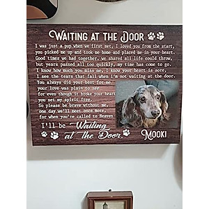 Custom Canvas Bereavement Gift | Dog Memorial Gift | Remembrance Gift | Sympathy Gift | Personalized Gift | Dog Gift | Memorial Gift | Pet Loss Gifts Custom Size