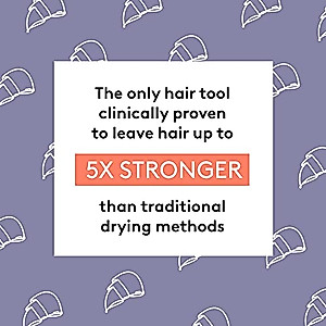 AQUIS Hair Wrap, Water-Wicking Microfiber Towel, Dries Hair 50% Faster, Button-Loop Closure, Hands Free Drying, Soft Pink