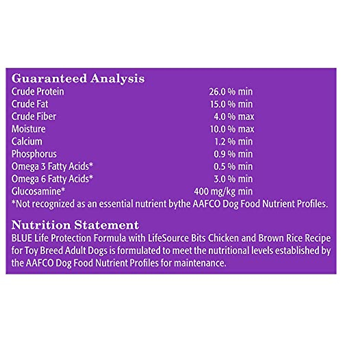 Blue Buffalo Life Protection Formula Natural Adult Toy Breed Dry Dog Food, Chicken and Brown Rice 4-lb