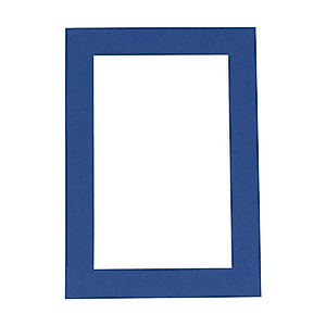 14x18 Mat Bevel Cut for 12x16 Photos - Acid Free Bottle Blue Precut Matboard - For Pictures, Photos, Framing - 4-ply Thickness