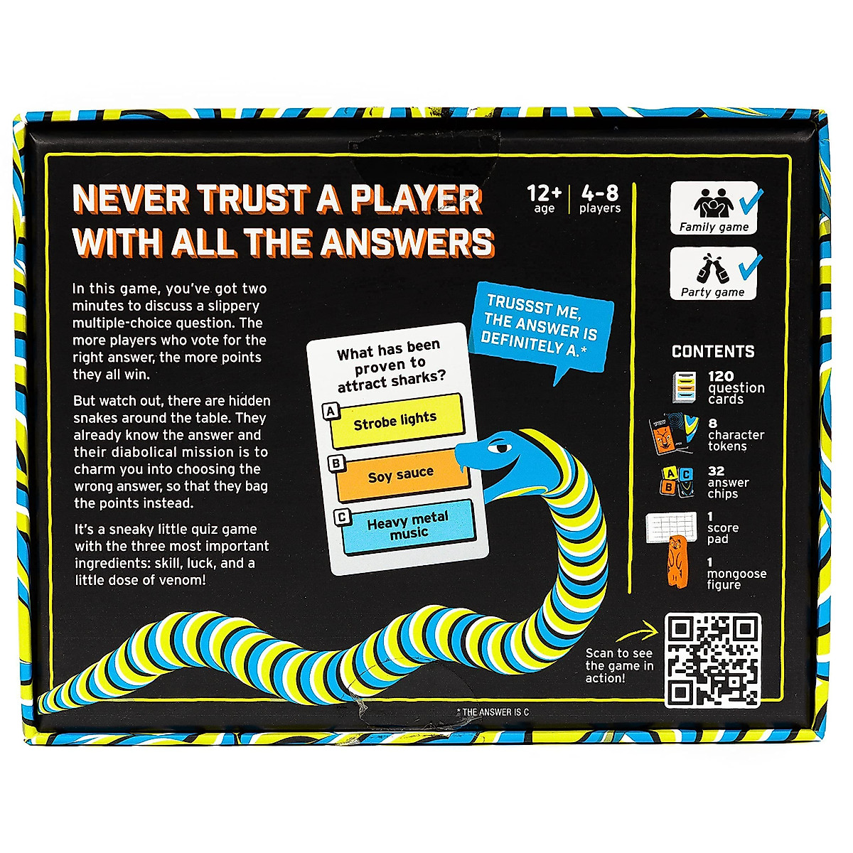 Big Potato Snakes: A Slippery Social Deduction Game for Families and Adults | Perfect for Game Night