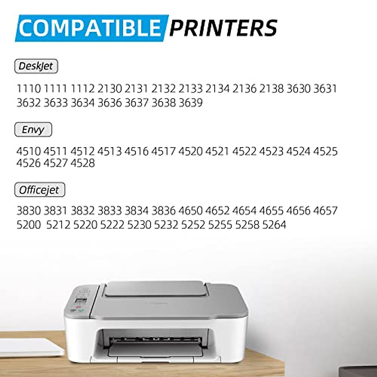 63XL Black Ink Cartridge Replacement for HP 63 Remanufactured Ink XL Fit for Officejet 3830 5255 Envy 4520 4650 5258 Deskjet 1112 3630 5200 4655 2130 4652 4512 5212 3632 5252 3833 Printer (2 Pack)