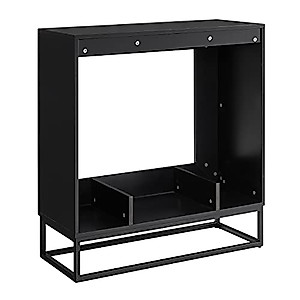 SEI Furniture Frescan Electric Fireplace, Black