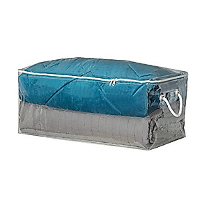 Richard's Homewares - Vinyl Oblong Storage Bag - 24"x12"x10" - Clear