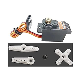 Coreless Motor Metal Copper Gear 5KG Torque Micro Mini Digital Servo for Aircraft Airplane Drone 450 Helicopter RC Car Auto Robot Arm