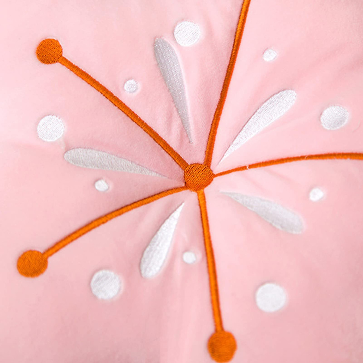 Seat Pillow Cushion Pad of Sakura of Lower Shaped - 16Inch Wide Non-Slip Chair Cushion Plush Chair for Sofa Living Room Bedroom Pink 1