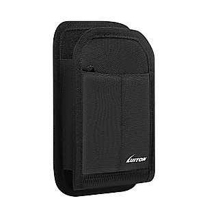 Zebra TC77 TC70 Scanner Holster Carrying Case Pouch Compatible with Zebra TC75x, TC75, TC70x, TC70, TC72, TC77 Handheld Barcode Touch Mobile Computer,Scanner Case Holder with Metal Clip and Belt Loops