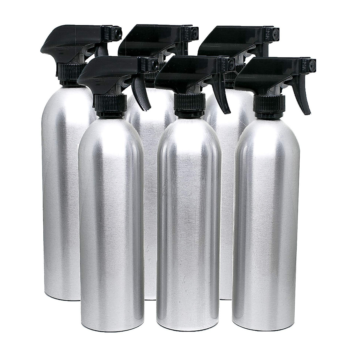 5GEN. FIFTH GENERATION DISTRIBUTION 6 Pack Empty Aluminum Spray Bottles with Sprayers 20 oz.