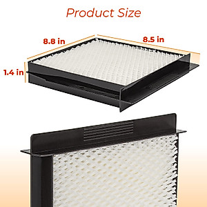 Ximoon 1040 Replacement Humidifier Wick Filter for Essick Aircare Humidifier Models B40 B40-C 3D6-100 5D6-700 7D6-100 B23-710 B23-810 D46-720 MA-0300 MA-0500 TD6-710 E27-000 E35-000 5000 7000-2 Pack