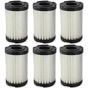 QAZAKY 6PCS Filter Compatible with Tecumseh 35066 OVRM105 TC200 TC300 TCH300 TVS100 TVS105 AM123992 314 314F Sears 63087A Craftsman 33342 63087A Lawn Mower Lawn-Boy 10200 ENGINE_AIR_FILTER