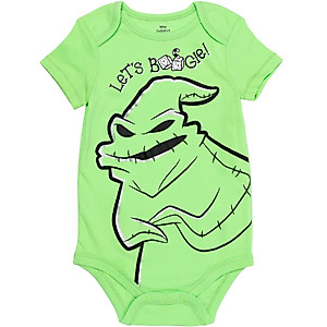 Disney Nightmare Before Christmas Jack Skellington Sally Newborn Baby Boys 5 Pack Bodysuits Multi 3-6 Months