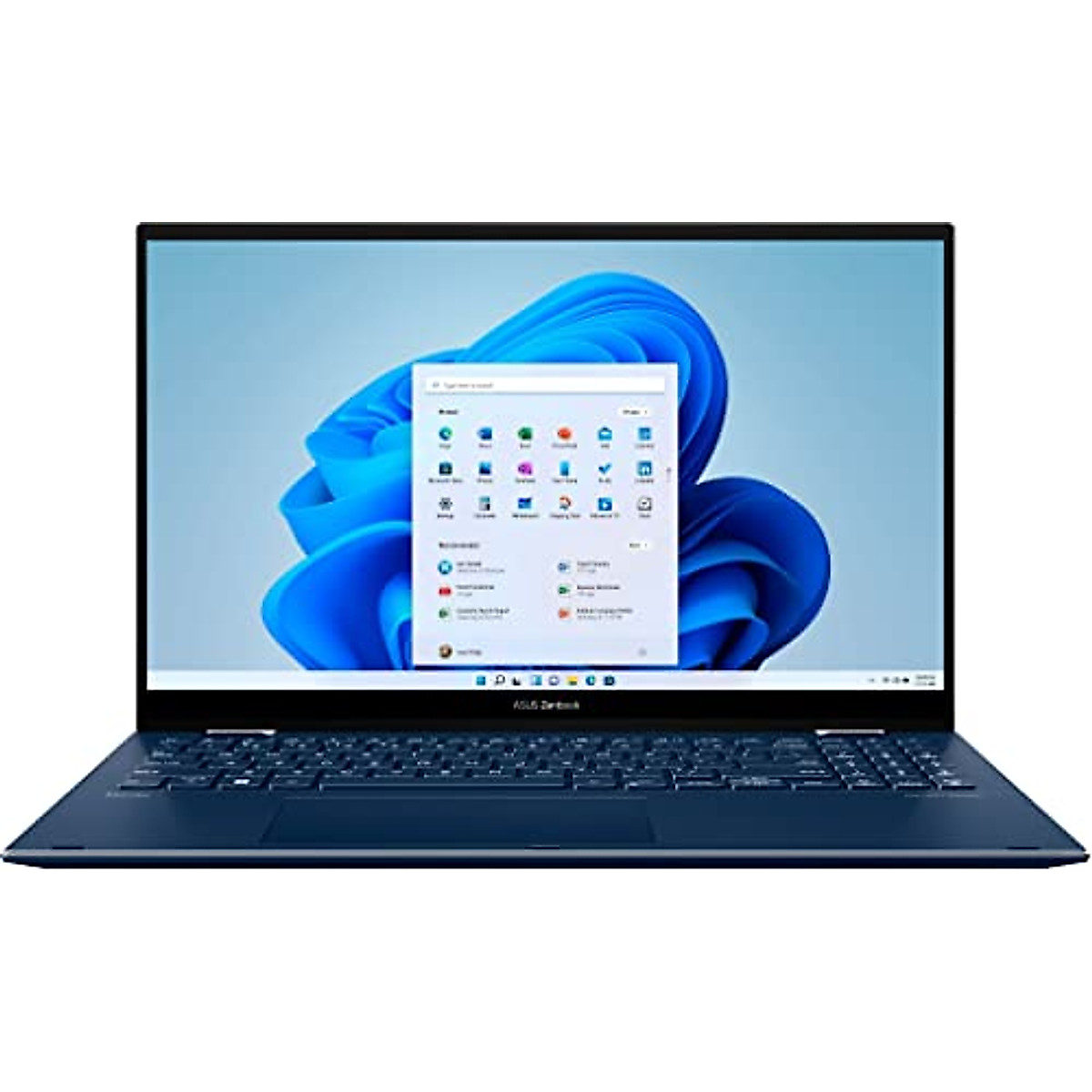 Best Notebooks Zenbook Pro 15 Flip Q539ZD 15.6-inch OLED 2-in-1 Touch Screen 12th Gen i7-12700H Intel Arc A370M Graphics, 4GB GDDR6 Window Hello Active Stylus (1TB SSD|16GB RAM|11 Home), Azurite Blue