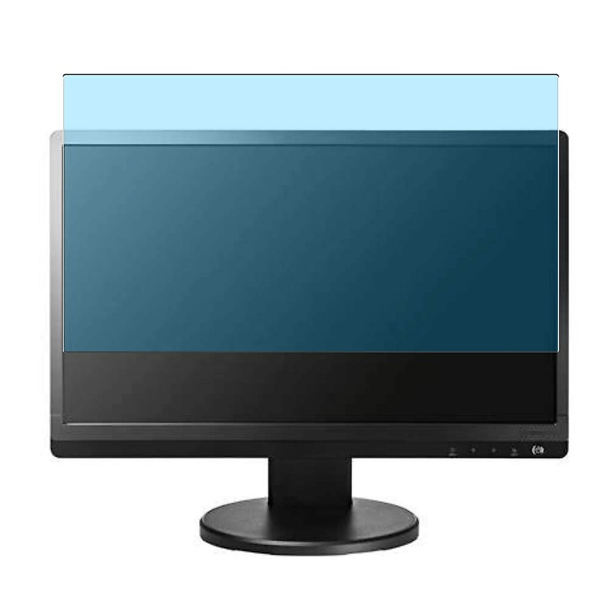 Puccy 2 Pack Anti Blue Light Screen Protector Film, Compatible with IO DATA I O LCD-MF223EB B LCD-MF223EW 21.5" Display Monitor TPU Guard （ Not Tempered Glass Protectors ）