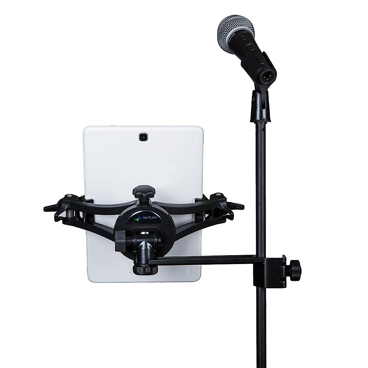 AirTurn Manos Universal Tablet and Phone Holder with Side Mount Clamp (Microphone and Mic Stand Not Included)