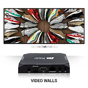 MAWi 4K Digital Signage Player Bundle by Monitors AnyWhere – Video Wall solution with Android-based AV- over-IP connectivity software