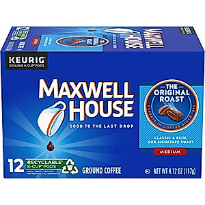 Maxwell House Original Medium Roast K-Cup Coffee Pods (12 Pods)