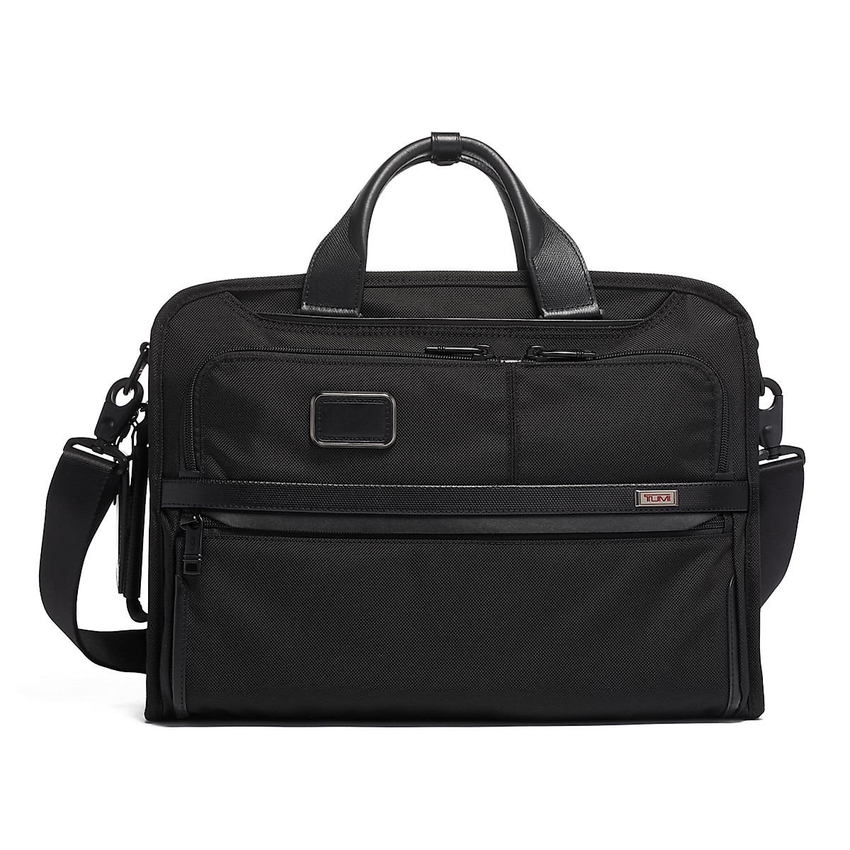TUMI - Alpha 3 Slim Three Way Laptop Briefcase - 15 Inch Computer Bag for Men and Women - Black