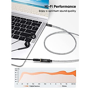 3.5mm Headphone Extension Cable, CableCreation 3.5mm Male to Female Stereo Audio Cable for Phones, Headphones, Speakers, Tablets, PCs, MP3 Players and More, (10ft/3m)