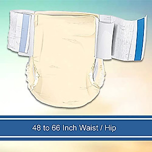 McKesson Ultra Plus Stretch Briefs, Incontinence, Heavy Absorbency, XL, 20 Count, 4 Packs, 80 Total