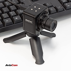 Arducam 1/3” AR0331 USB Camera with 4mm Manual Focus CCTV Video Lens, 3MP HDR UVC USB2.0 Webcam with Dual Microphones, Mini Tripod, and 6.56ft/2m Cable for Computer