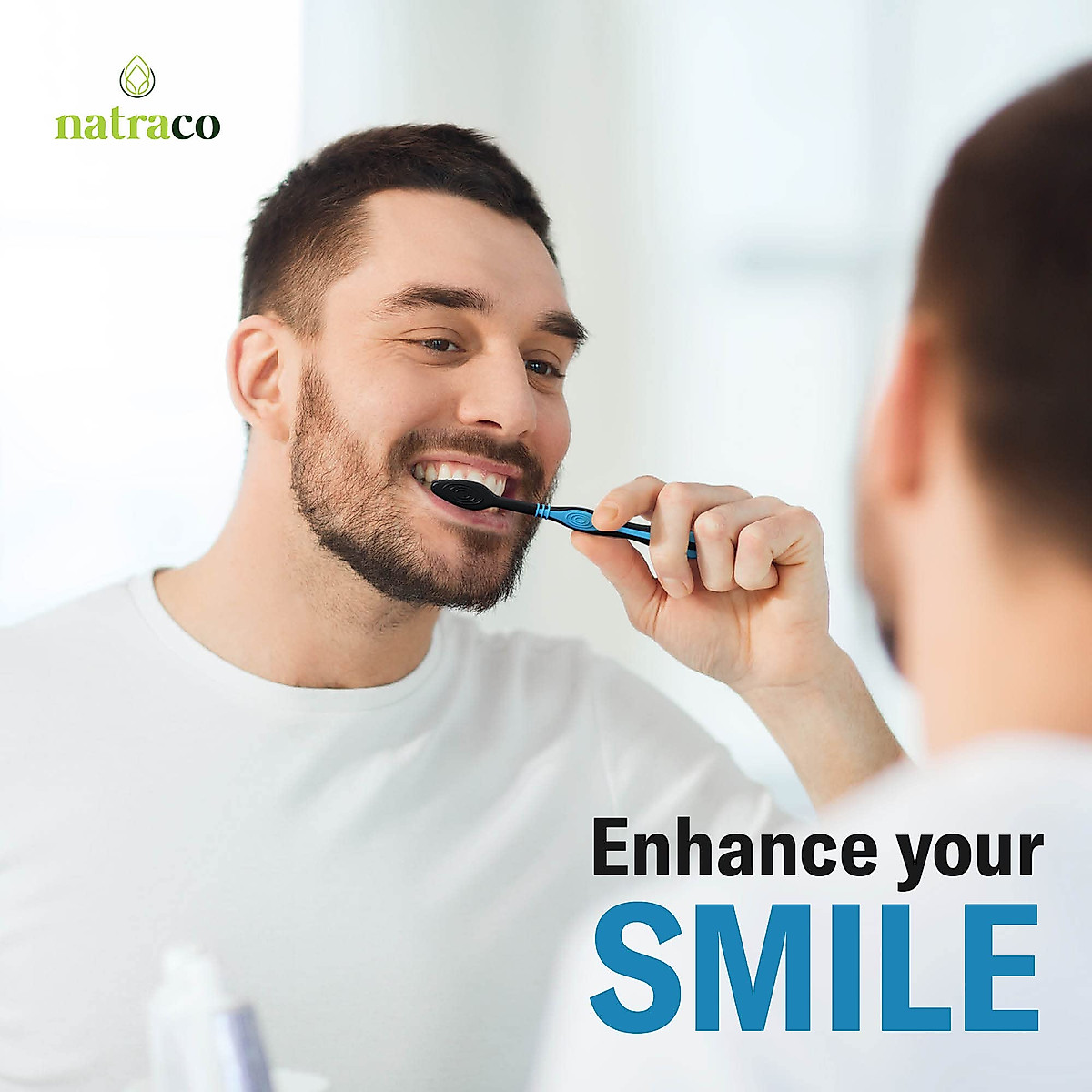 Charcoal Toothbrushes with Covers - Deepest Clean Black Charcoal Soft Bristle Toothbrush - Multi Colored Individually Wrapped Disposable Tooth Brush for Travel, Kids, Family, Dental Care (12 Pack)