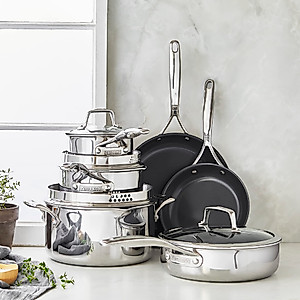 ZWILLING Spirit Energy + 10-pc Stainless Steel Ceramic Nonstick Cookware Set