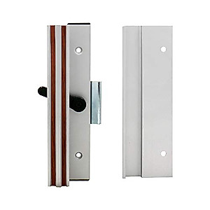 Baomain 1 Set Patio Door Handle C-1005 4-15/16" Hole Centers Surface Mounted, Clamp Style, Aluminum