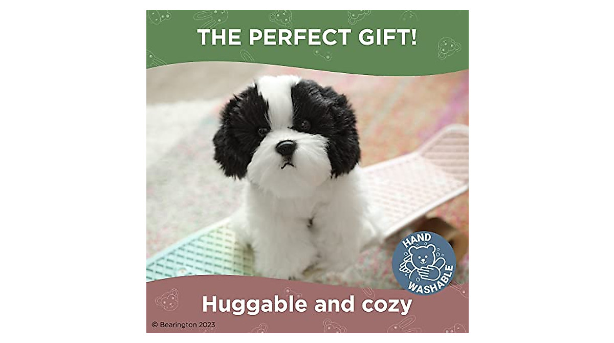 Bearington Butch Plush Puppy - Perfect Snuggle Buddy