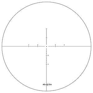 Vector Optics Sentinel-X 10-40x50, 30mm Tube, 1/8 MOA, Second Focal Plane (SFP) Riflescope