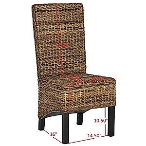 Safavieh Home Collection Pembrooke Natural Dining Chair