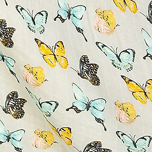 Milkbarn Baby Burp Cloth 23 in x 23 (Butterfly)