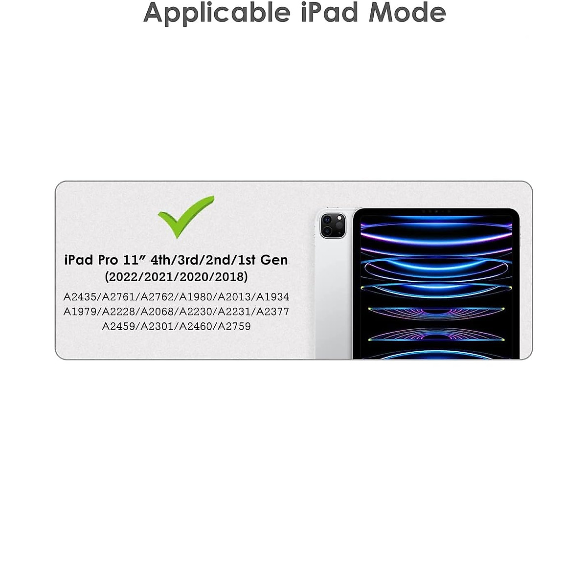 Dteck Clear Case for iPad Pro 11 Inch 2022 2021 2020 2018, Thin Slim Lightweight Kickstand Protective Transparent Back Cover with Pen Holder