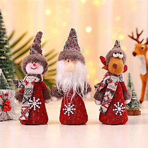 Christmas Hanging Ornaments, 6pcs Cute Christmas Hanging Decorations Christmas Angel Dolls Christmas Tree Hanging Pendants Christmas Decoration Indoor Outdoor