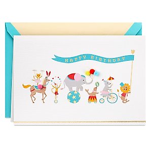 Hallmark Signature Birthday Card (Circus)