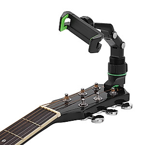 Guitar Head Phone Holder Mount, Guitar Head Phone Holder with String Wiping Cloth