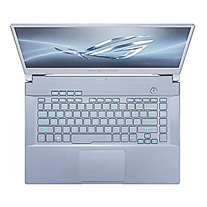 ROG Zephyrus M Thin and Portable Gaming Laptop, 15.6” 240Hz FHD IPS, NVIDIA GeForce GTX 1660 Ti, Intel Core i7-9750H, 16GB DDR4 RAM, 512B PCIe SSD, Per-key RGB, Windows 10 Pro, GU502GU-XH74-BL, Blue