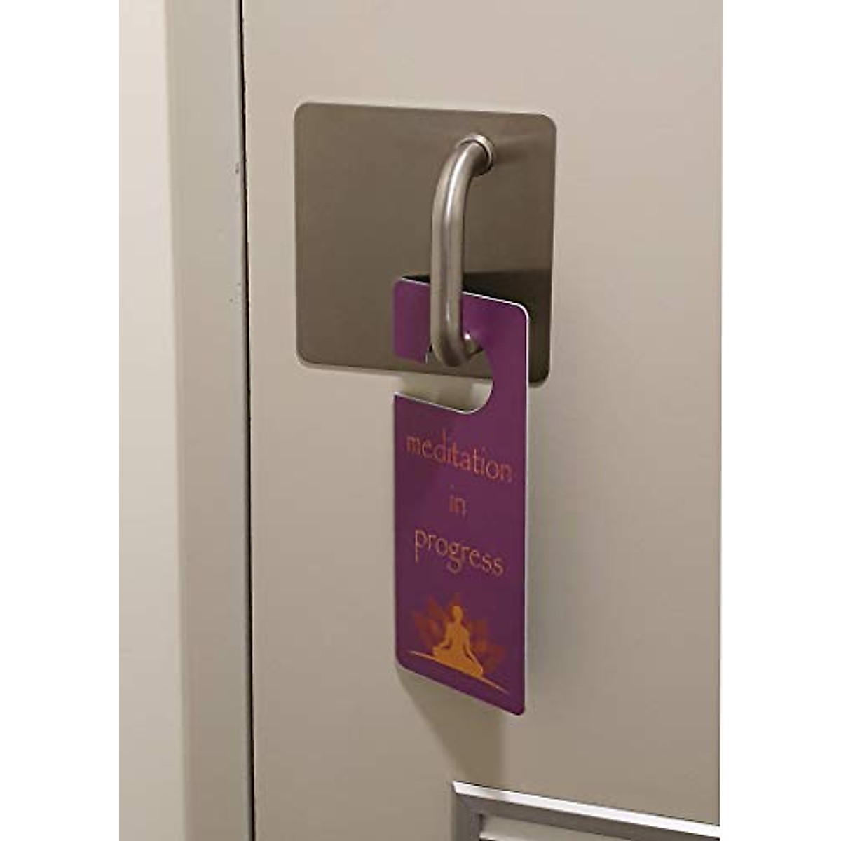 Meditation Door Sign | Do Not Disturb Sign Meditation in Progress | Meditation Gift for Home or Office