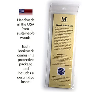 Tulip Art by Christi Sobel on Mitercraft Handmade Wooden Bookmark - Also Available Personalized - Made in USA