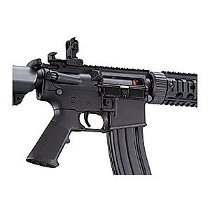 Lancer Tactical Gen 2 Airsoft Rifle SD M4 GEN 2 Polymer- Electric Full/Semi-Auto Airsoft AEG Rifle with 0.20g BBS, Charger and Battery (Black High FPS)