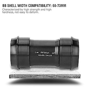 VGEBY1 Bike Bottom Bracket Thread Type Crankset Bearings,PF30 Press Fit 24mm Bike BB Bottom Bracket for Mountain Road Bike