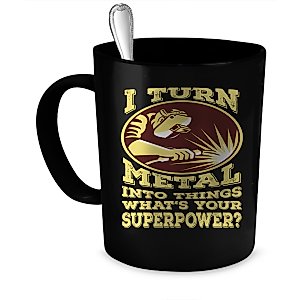 Welder Coffee Mug. Welder gift 11 oz. black