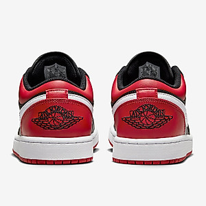 Nike Air Jordan 1 Low Men's Shoes Alternate Bred Toe 553558 066 - Size 9 White/Black