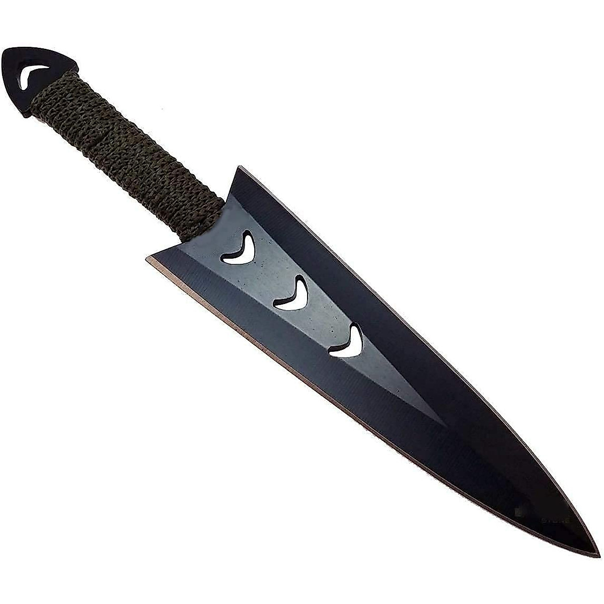 6 pcs. Ninja Tactical Combat Hunting Kunai Throwing Knife Set w/ Sheath Case