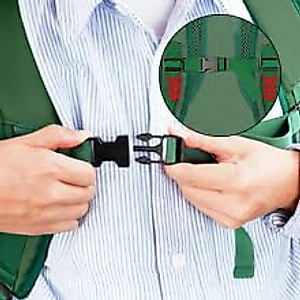 Carry on Bag, 50L Travel Bag Flight Approved Travel Backpack with 3 Packing Cubes Weekender Bags for Women Men Hiking Backpack Water Resistant Rucksack Casual Daypack Traveling Essentials, Green