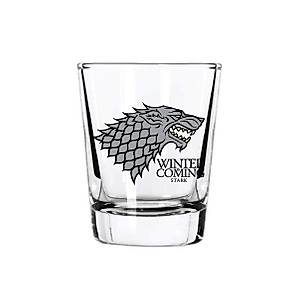 Game of Thrones Shot Glasses 4-Pack (Stark, Targaryen, Lannister, Greyjoy)