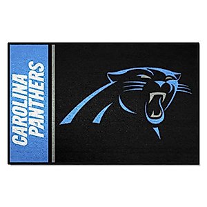 FANMATS 8255 Carolina Panthers Starter Mat Accent Rug - 19in. x 30in. | Sports Fan Home Decor Rug and Tailgating Mat Uniform Design