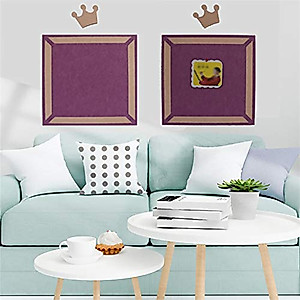 Felt Board Layout Notice Board, Crown Message Board, Green Wall Stickers, Kindergarten Works Display Cork Board